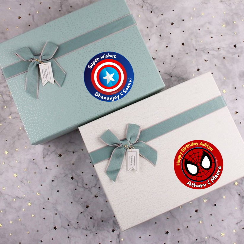 Personalised Gift Stickers (Round)-Set of 10 – Sticknstyle